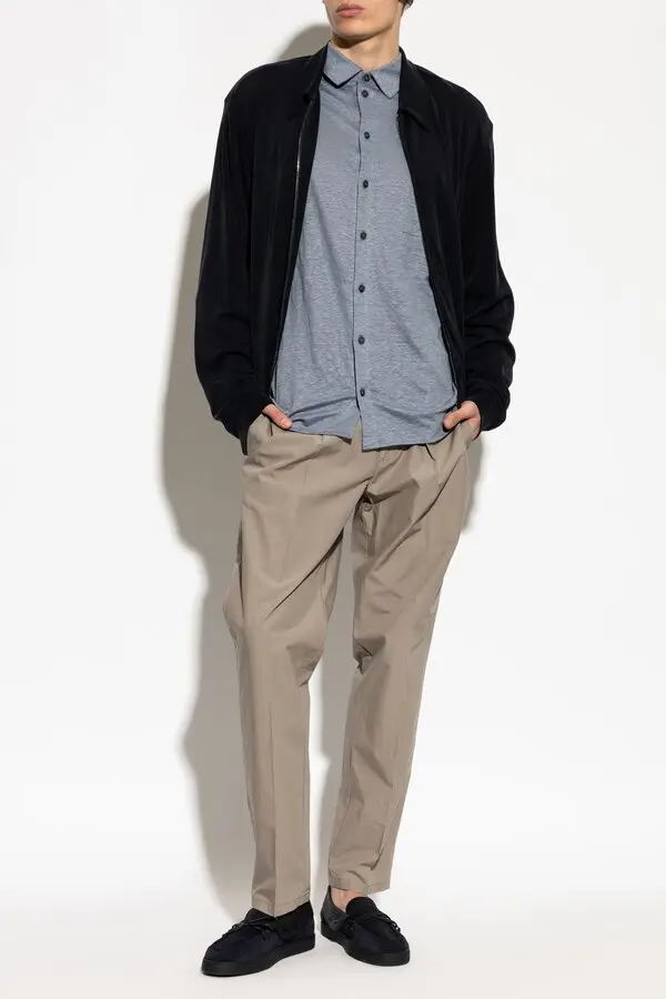 Giorgio Armani Linen Shirt With Pocket