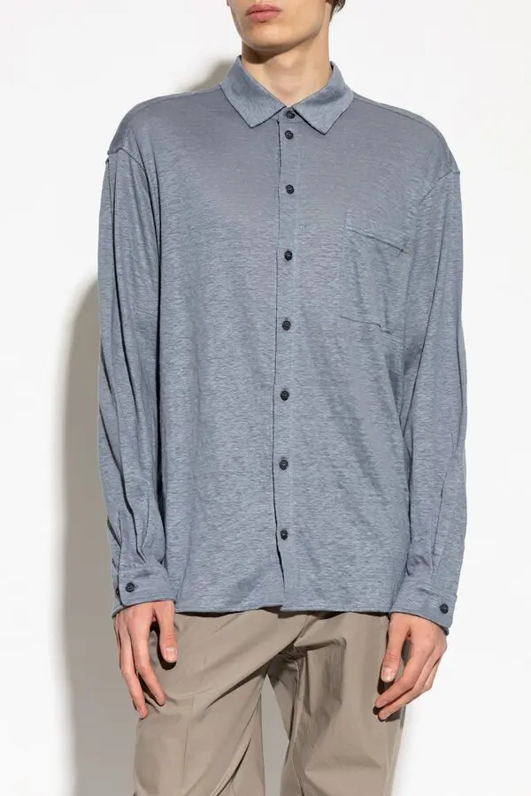 Giorgio Armani Linen Shirt With Pocket