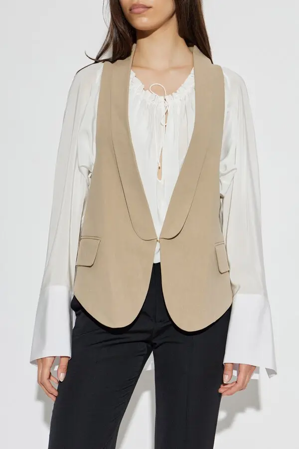 Balmain Asymmetrical Vest