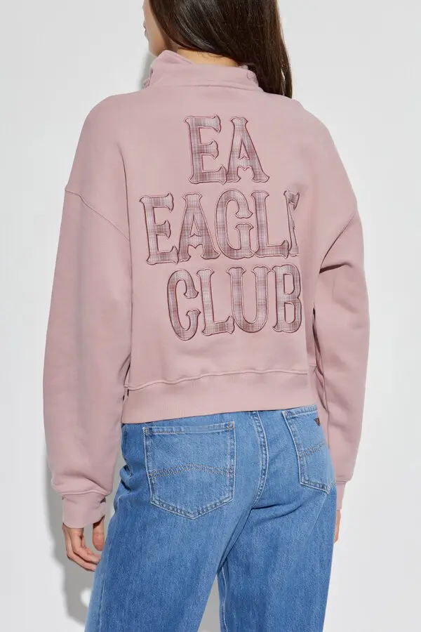 Emporio Armani Sweatshirt With Logo Patch