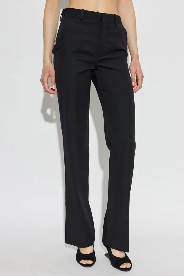 Balmain Wool Pleated Trousers