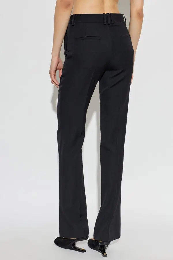 Balmain Wool Pleated Trousers