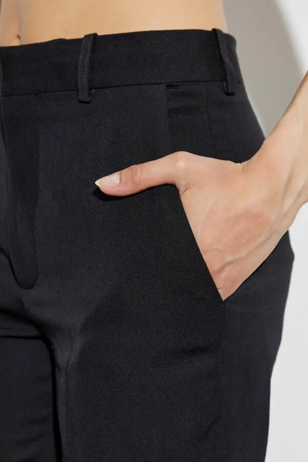 Balmain Wool Pleated Trousers
