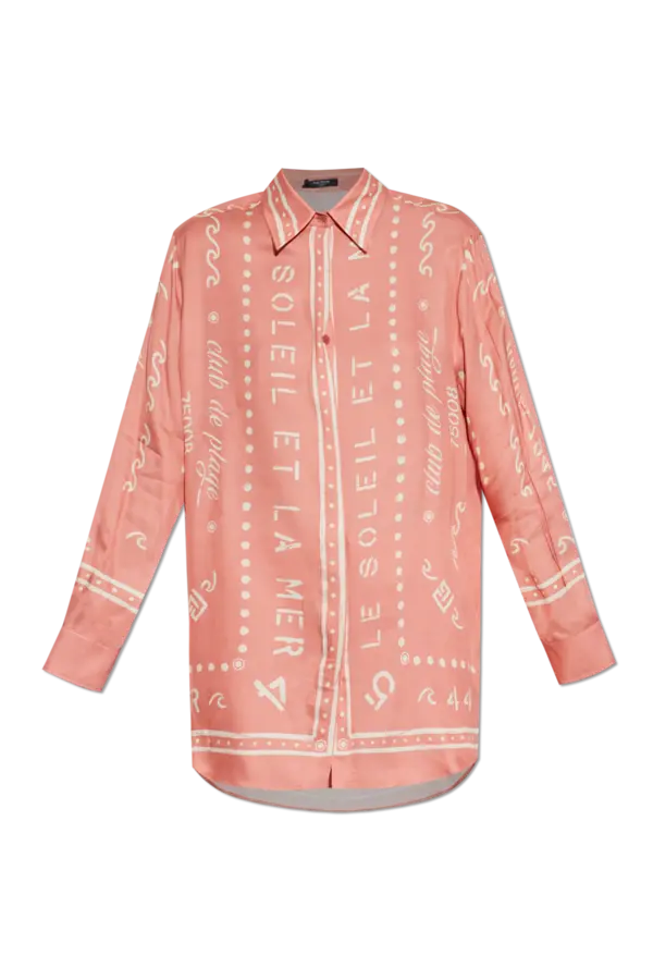 Balmain Printed Viscose Shirt