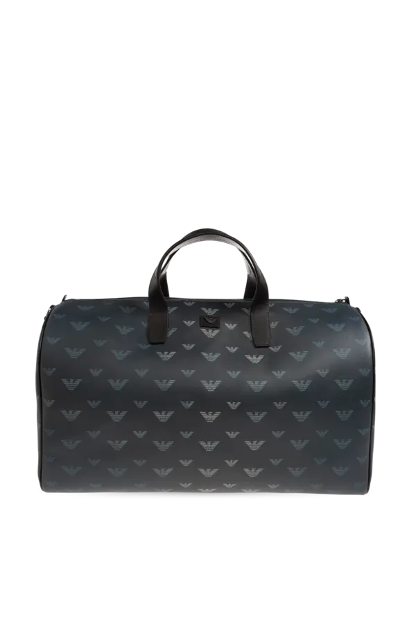 Emporio Armani Monogram Travel Bag - Green