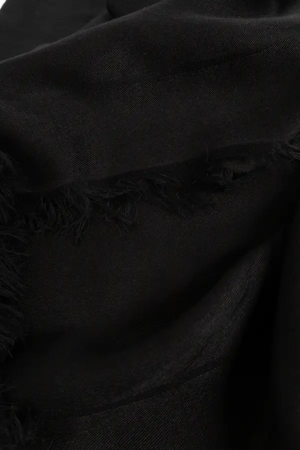 Emporio Armani Scarf With Raw Edges