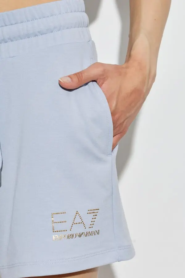 EA7 Logo Sweat Shorts