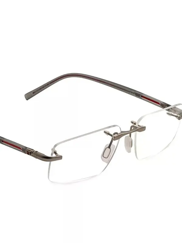 Tag Heuer Rectangle Rimless Eyeglasses