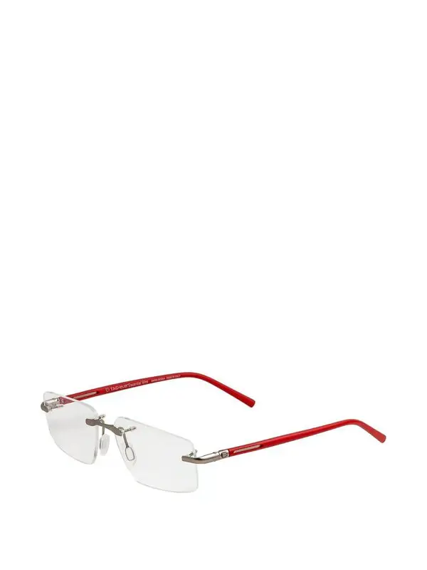 Tag Heuer Rimless Rectangle Eyeglasses