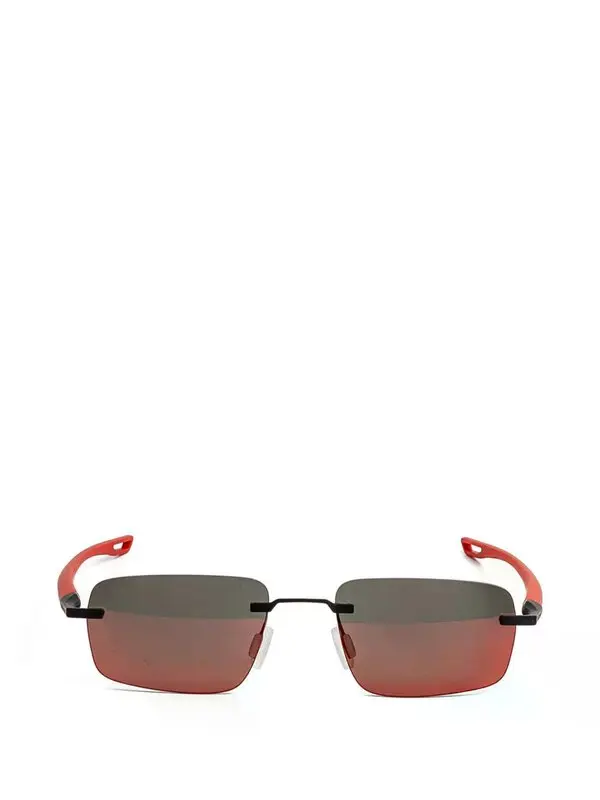 Tag Heuer Rectangle Rimless Sunglasses - Red