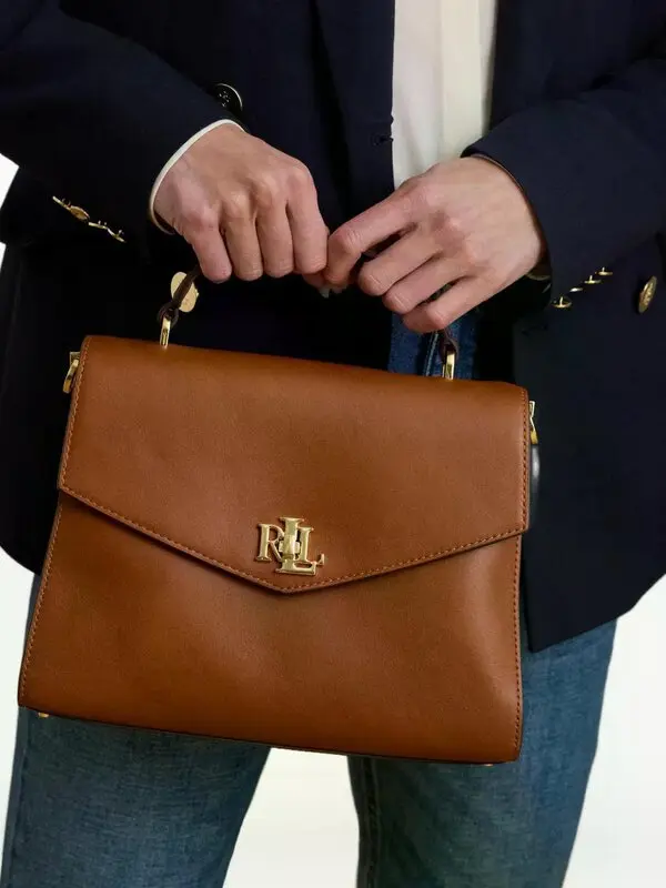 Ralph Lauren Medium Leather Tote Bag