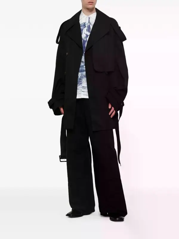 EGONLAB Double-breasted Unlined Trench Coat