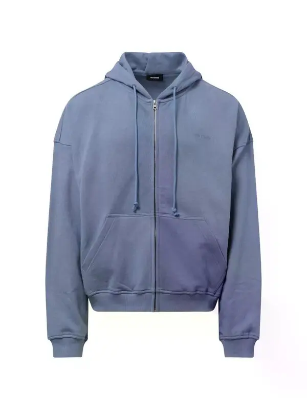 We11Done Graphic Print Zip-up Hoodie