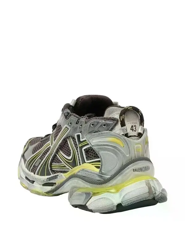 Balenciaga Runner Mesh Sneakers - Grey
