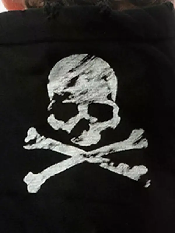 MASTERMIND WORLD Distressed Skull-print Hoodie