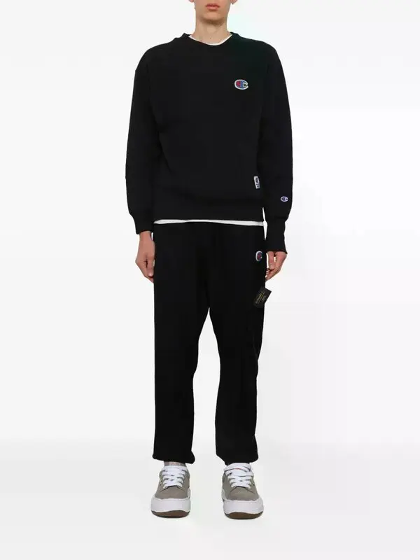 Undercover X Champion Logo-patch Sweatshirt - Black