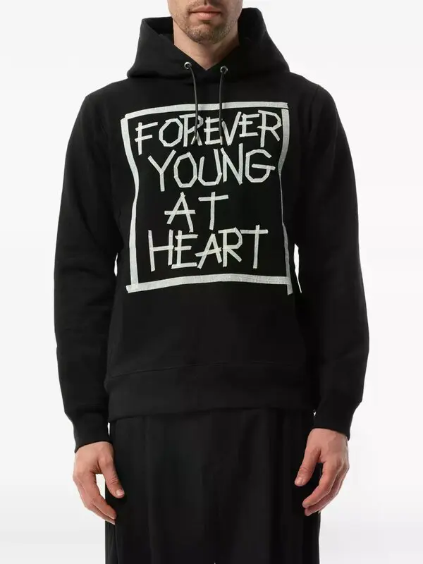 MASTERMIND WORLD Slogan Print Hoodie