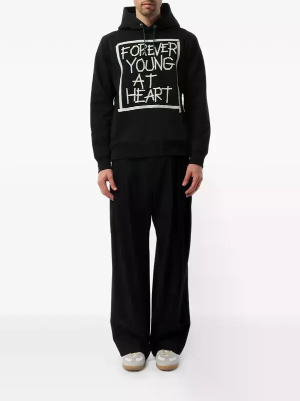 MASTERMIND WORLD Slogan Print Hoodie