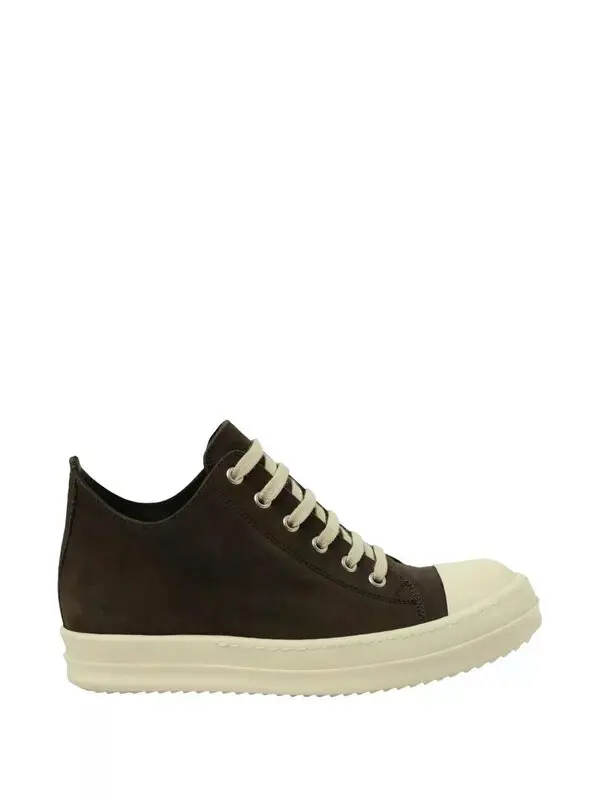 Rick Owens Lace-up Low-top Sneakers - Brown