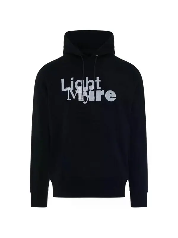 Sacai Graphic-print Drawstring Hoodie