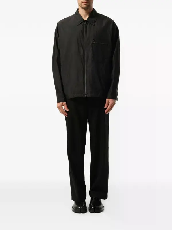 WOOYOUNGMI Zip-up Chest-pocket Shirt