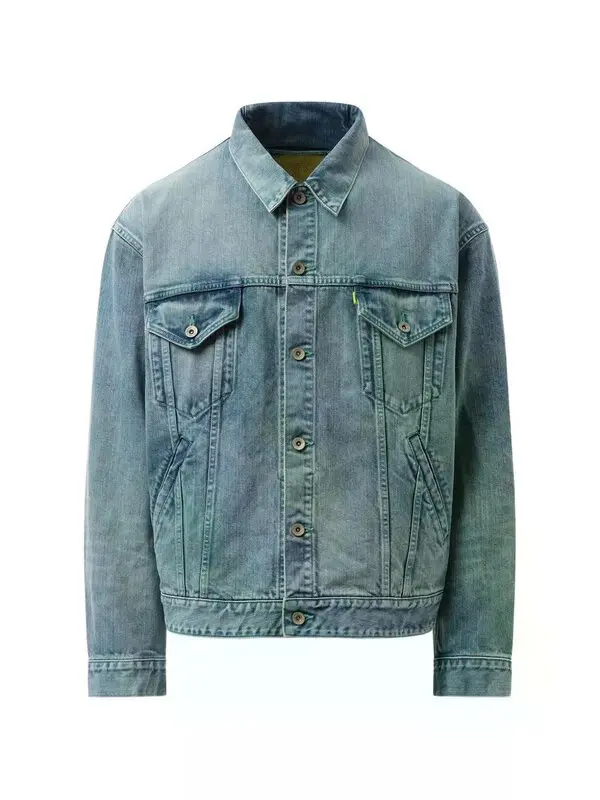 DOUBLET Denim Trucker Jacket With Chest Flap Pockets