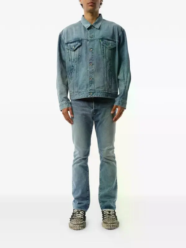 DOUBLET Denim Trucker Jacket With Chest Flap Pockets