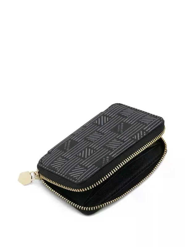 Moreau Monogram-print Zip-around Wallet