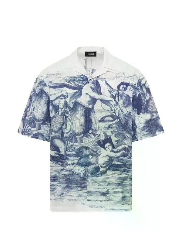 EGONLAB Breizh-print Cuba Shirt