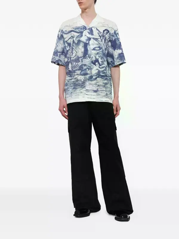 EGONLAB Breizh-print Cuba Shirt