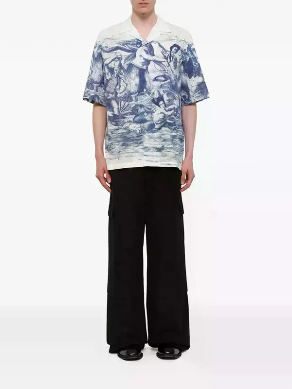 EGONLAB Breizh-print Cuba Shirt