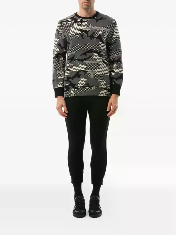 Neil Barrett Camouflage Print Sweatshirt