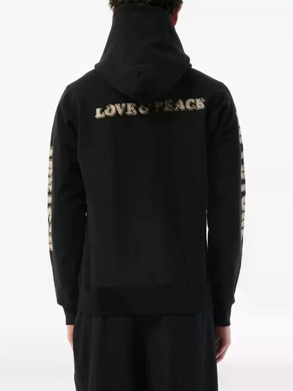 MASTERMIND WORLD Logo Print Drawstring Hoodie
