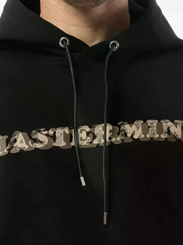 MASTERMIND WORLD Logo Print Drawstring Hoodie