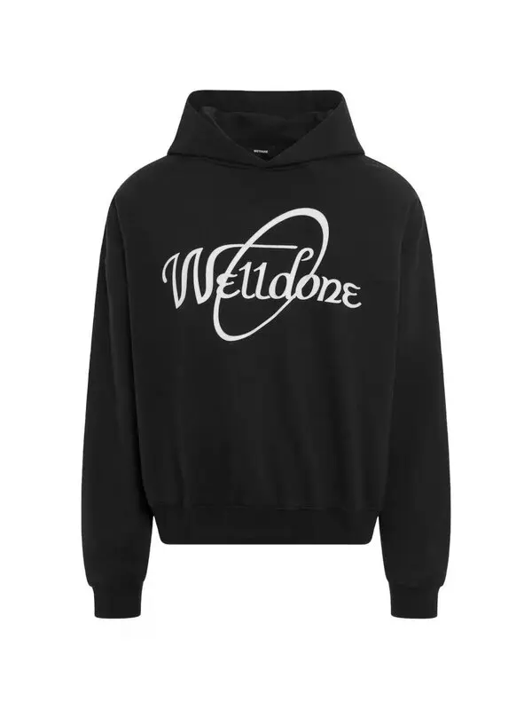 We11Done Logo Print Hoodie