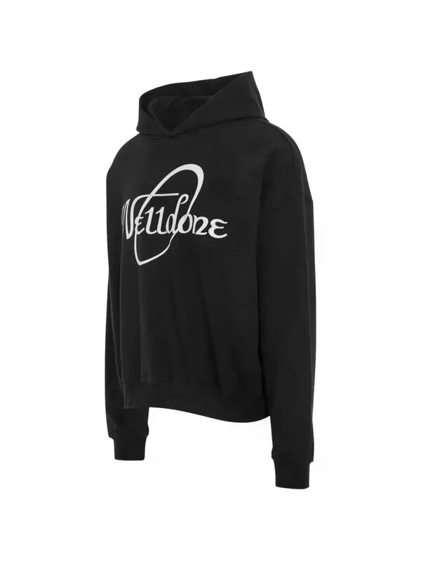 We11Done Logo Print Hoodie
