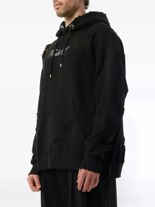 MASTERMIND WORLD Distressed Logo Hoodie