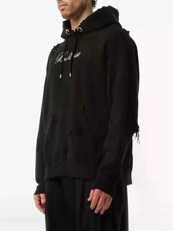 MASTERMIND WORLD Distressed Logo-print Hoodie