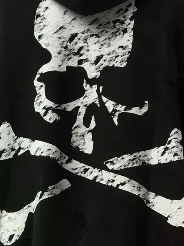 MASTERMIND WORLD Distressed Logo-print Hoodie