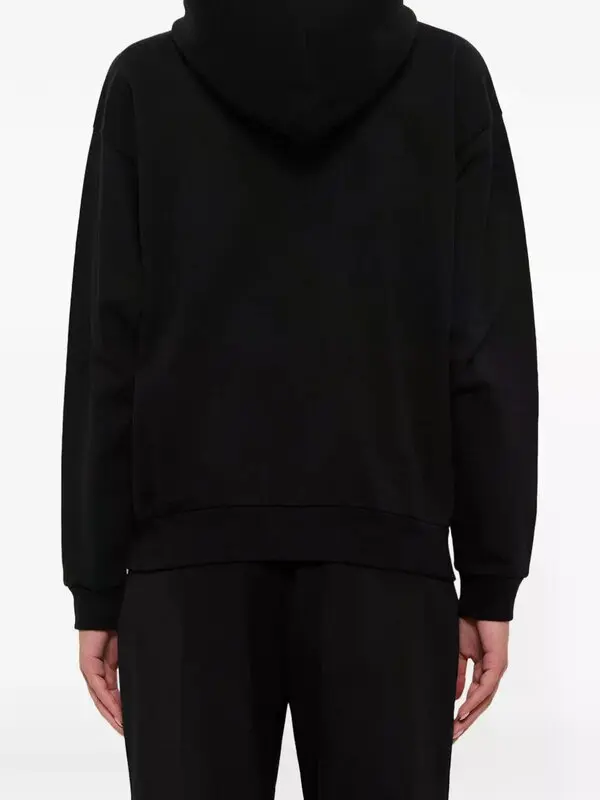 Givenchy Embroidered Zip-up Hoodie