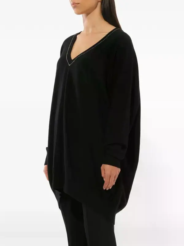 Givenchy Embroidered Strass-embellished Sweater