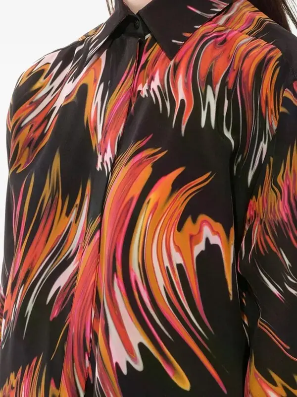 Givenchy Graphic Print Button-down Shirt