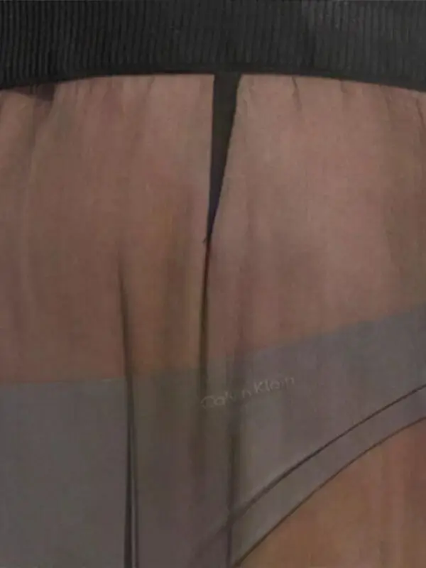 Givenchy Sheer Ribbed-trim Skirt