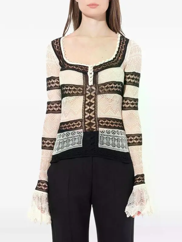 Alexander McQueen Square Neck Cardigan