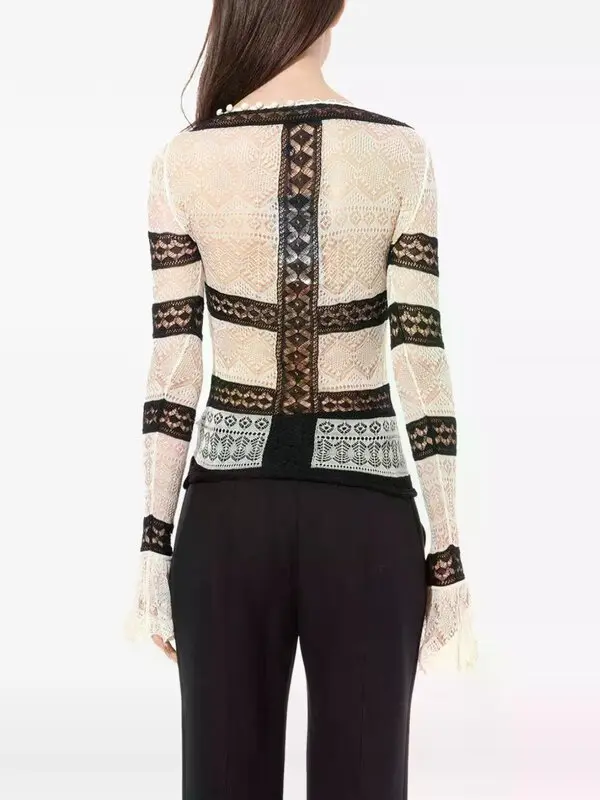 Alexander McQueen Square Neck Cardigan