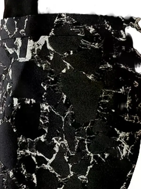 Balenciaga Marble-print Jacquard Mini Skirt