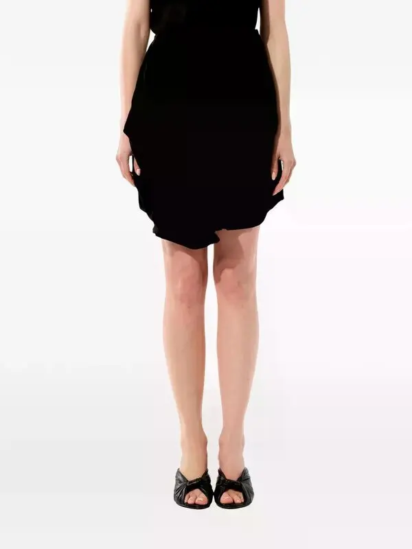 Balenciaga Asymmetric Draped Skirt