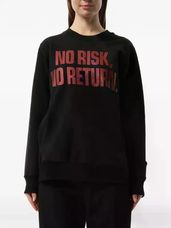 MASTERMIND WORLD Slogan Print Crewneck Sweatshirt