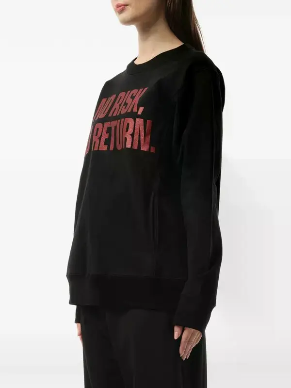 MASTERMIND WORLD Slogan Print Crewneck Sweatshirt