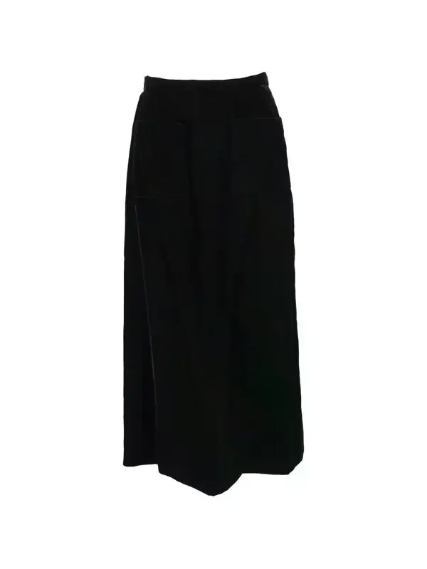 COURREGES Velvet Maxi Skirt